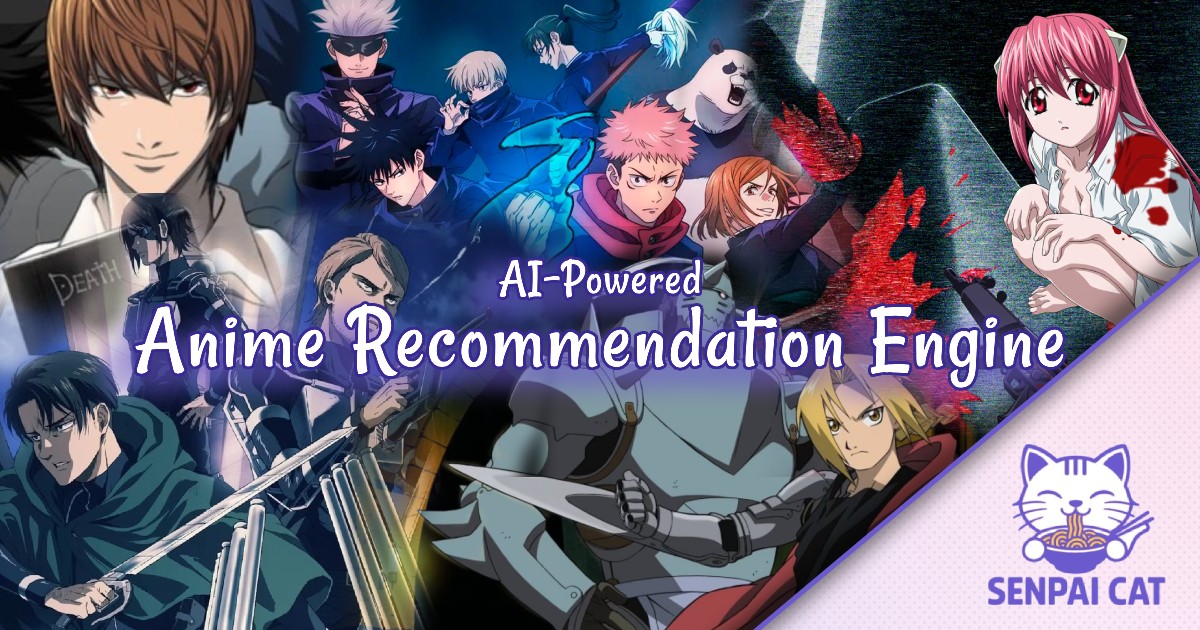 Senpai Cat - AI-Powered Anime Recommendation Engine